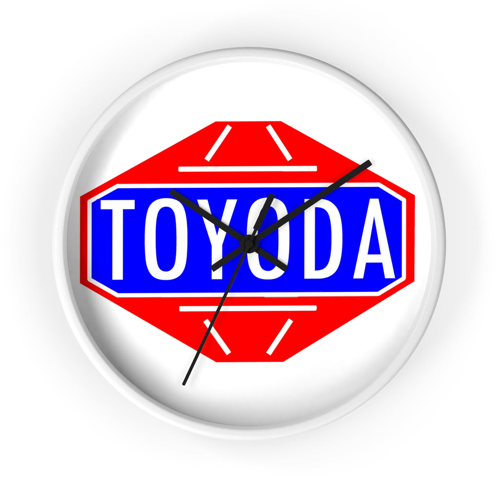 Toyoda Old School Logo Wall Clock - Reefmonkey