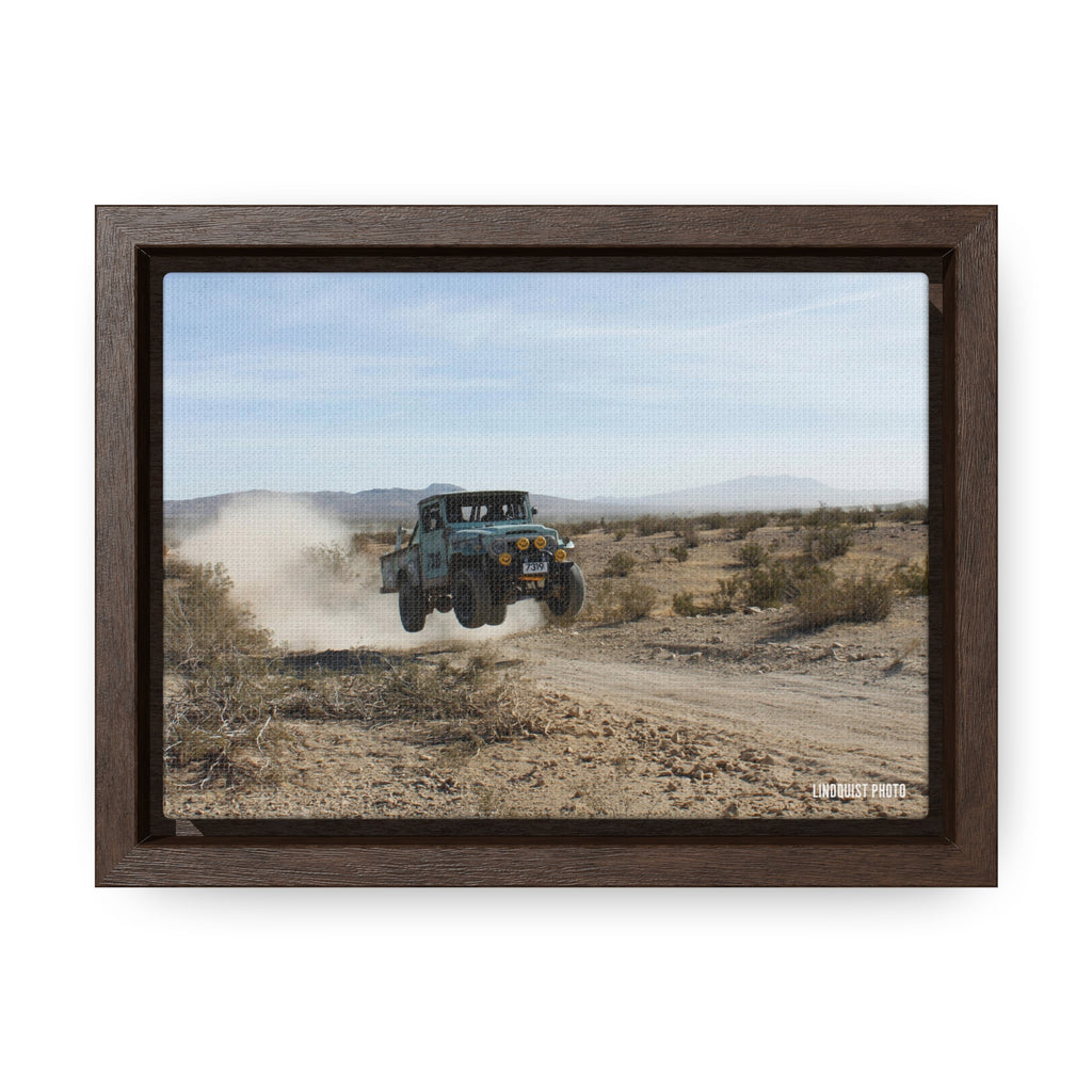 FJ45 Land Cruiser Canvas Framed Wall Art - Rusty Nail Racing Rob Tygar ...