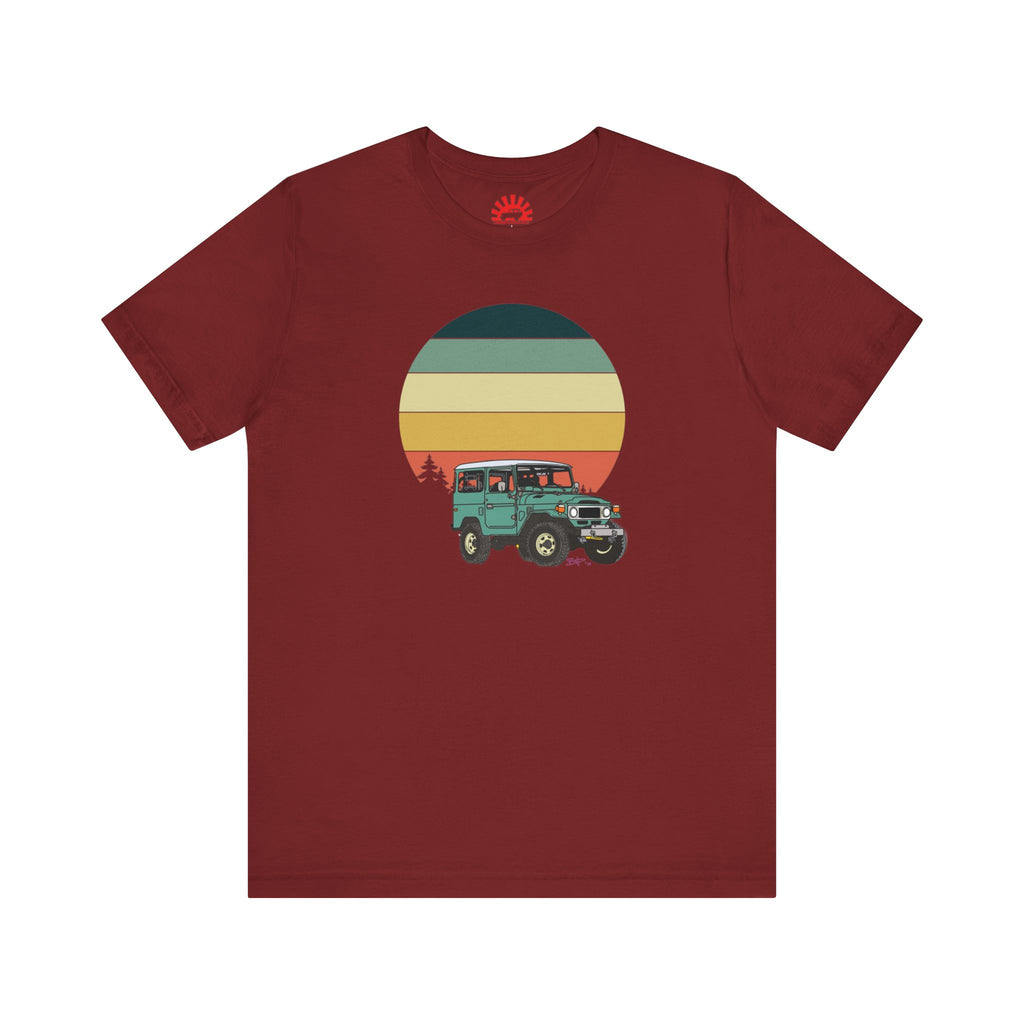 FJ40 Land Cruiser Sunset Unisex Tee - Reefmonkey Brody Plourde
