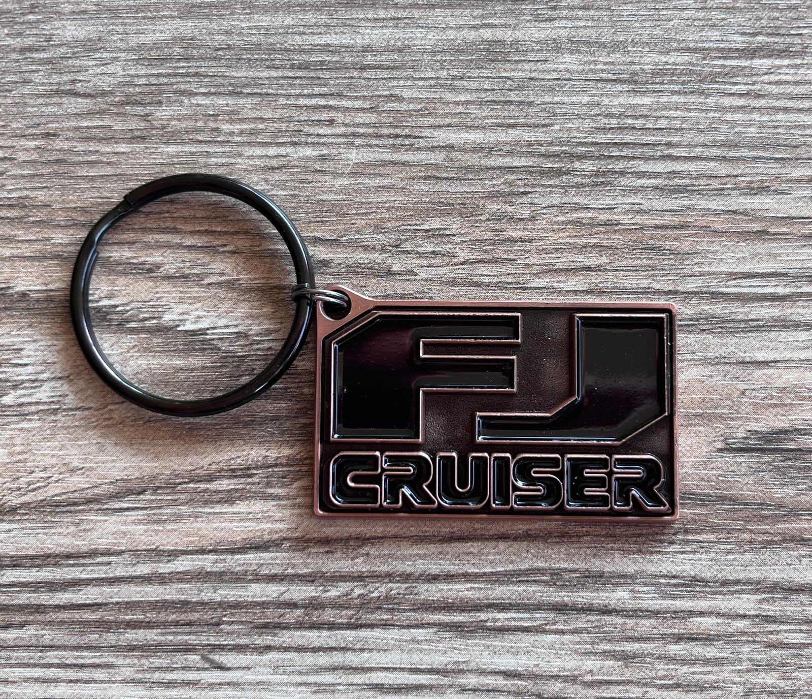 FJ Cruiser Cast Bronze Metal Key Chain Key Ring - Reefmonkey
