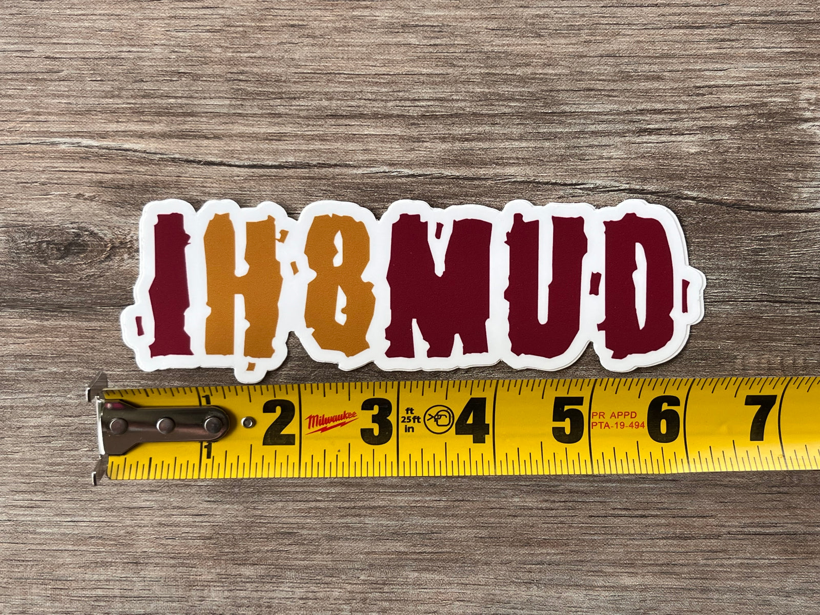 IH8MUD Decal Bumper Sticker UV Water Resistant - Reefmonkey