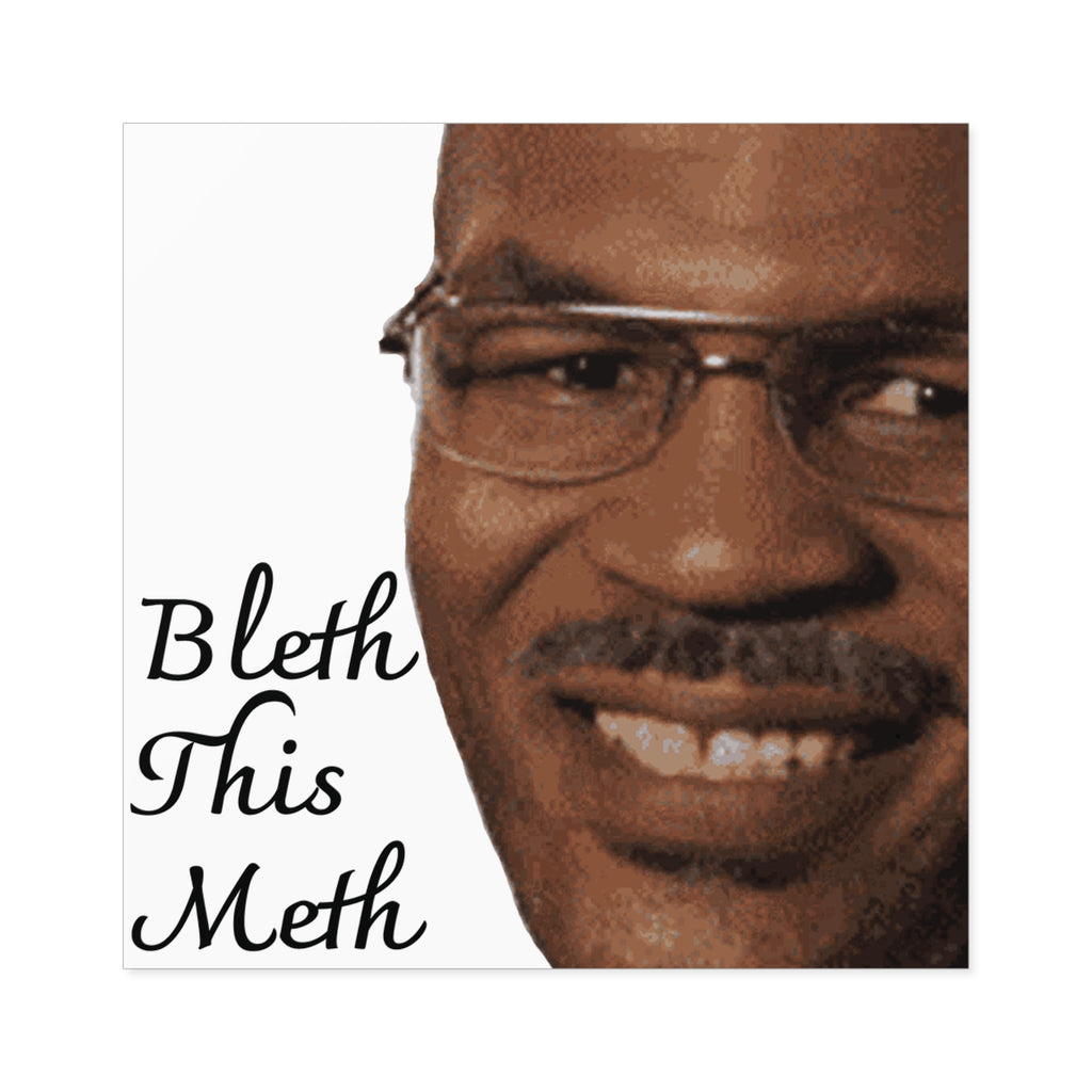 Bleth This Meth Bless This Mess Square Mike Tyson Sticker Vinyl Decal ...