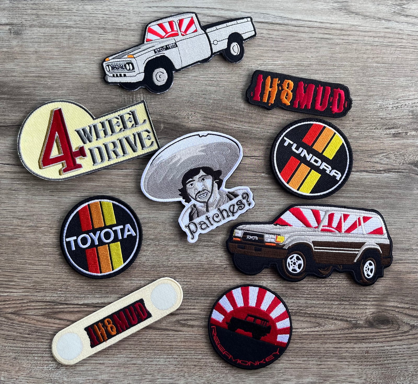 4 Wheel Drive FJ40 Patch Badge Morale 4WD Land Cruiser – Reefmonkey