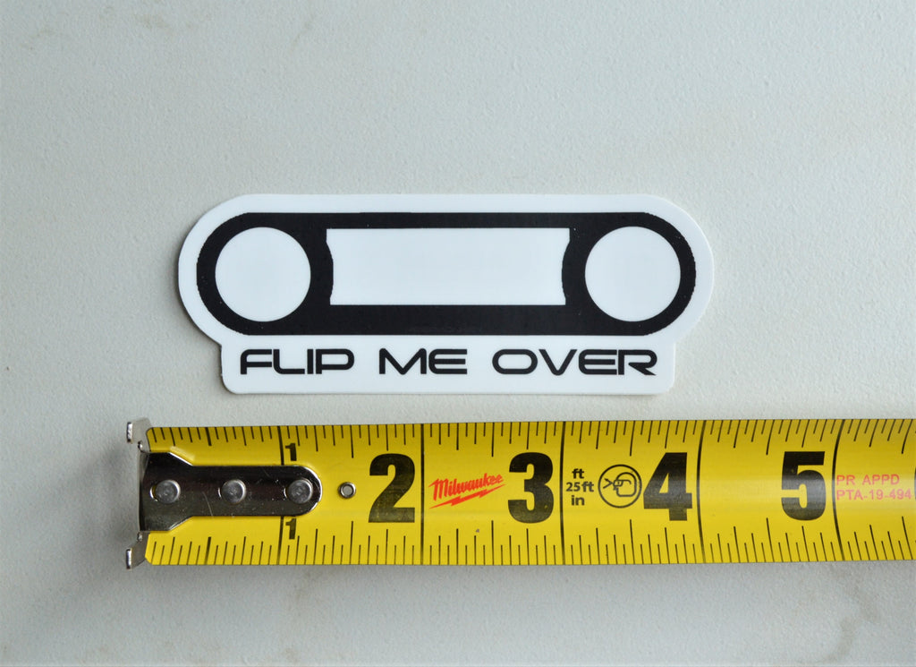 Flip Me Over Bezel FJ40 Land Cruiser Decal Bumper Sticker – Reefmonkey