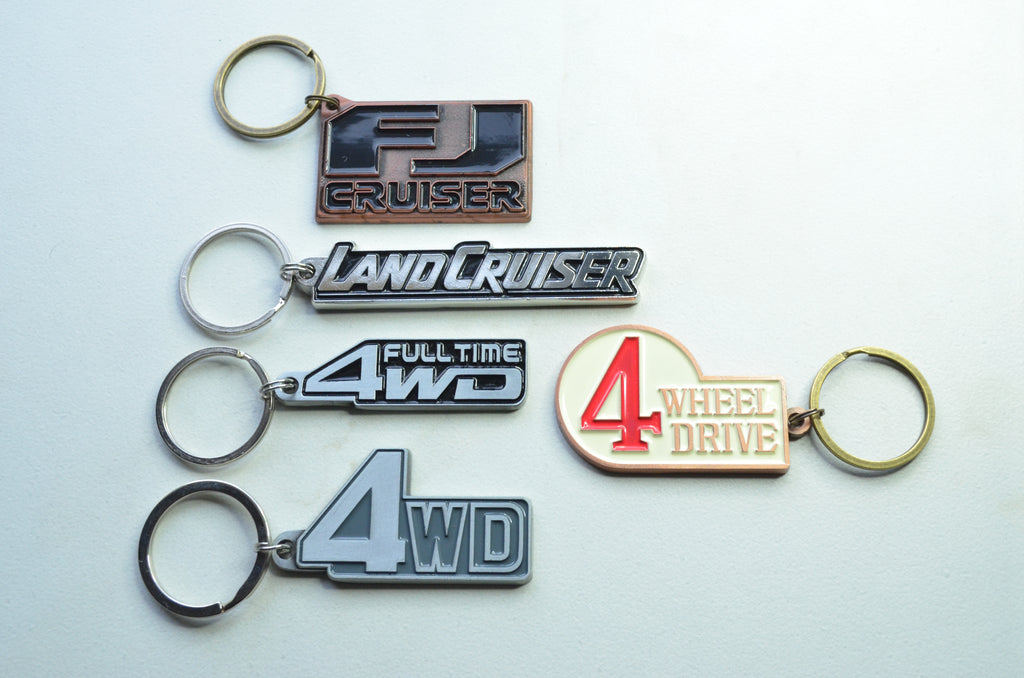 FJ Cruiser Cast Bronze Metal Key Chain Key Ring - Reefmonkey