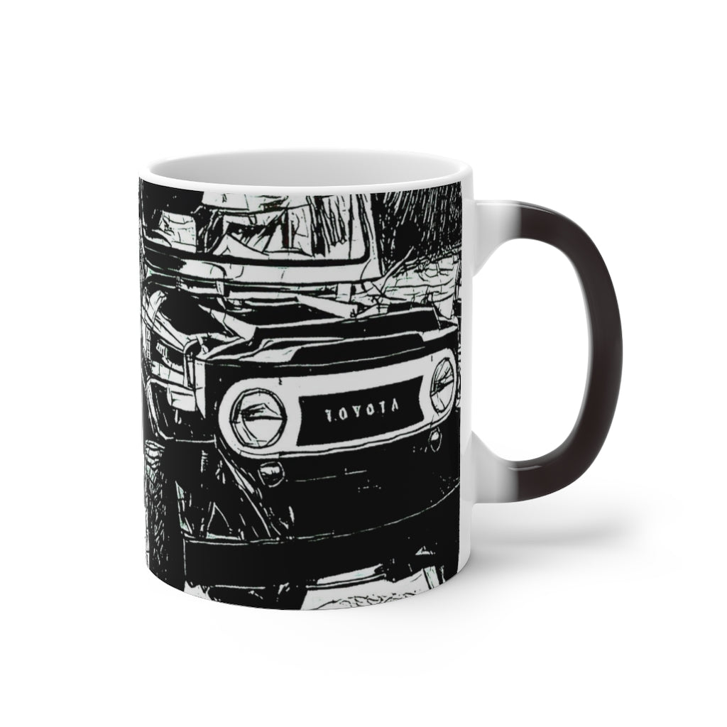 Toyota Land Cruiser FJ40 Color Changing Mug by Reefmonkey